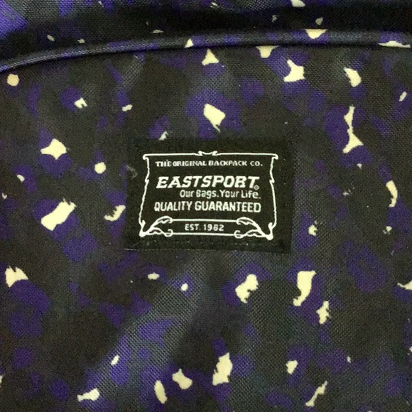 Eastsport | Bags | Eastsport Blackpurple Camouflage Backpack | Poshmark
